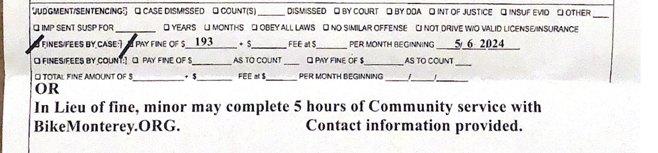 Bike Buzz: Fines for bicycle-related California Vehicle Code (CVC ...